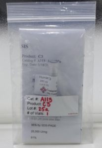 C3补体蛋白-多种属（人，小鼠，大鼠和兔子） - 每日生物评论